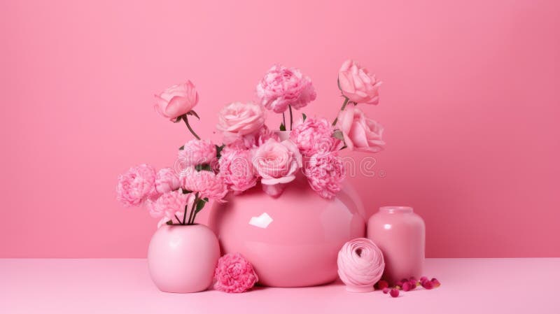 Pink Items on a Pink Background. Visualization of the Space of a Single ...