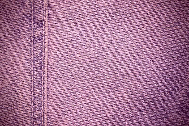 Pink Jeans Fabric Texture, Close Up Surface Background Stock Image ...
