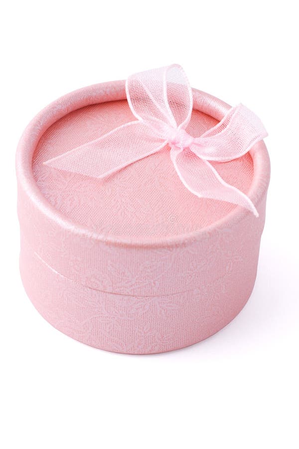 1,088 Pink Round Gift Box Isolated White Background Stock Photos - Free ...