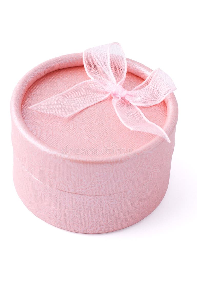 1,088 Pink Round Gift Box Isolated White Background Stock Photos - Free ...