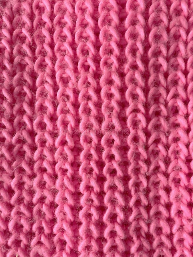 Pink knitted background stock image. Image of closeup - 230612285