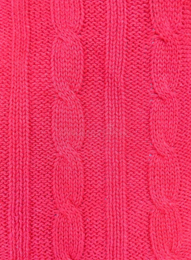 Pink Knitted Texture Background. Pattern of Wool Knitting for Wallpaper ...