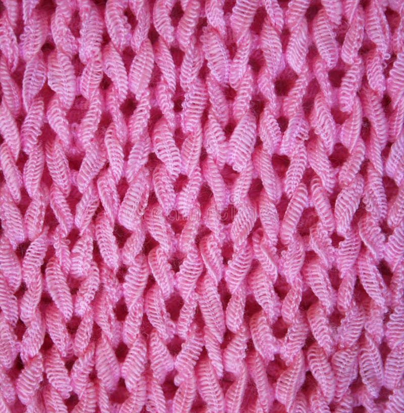Pink Knitted Textured Background Stock Image - Image of handmade ...