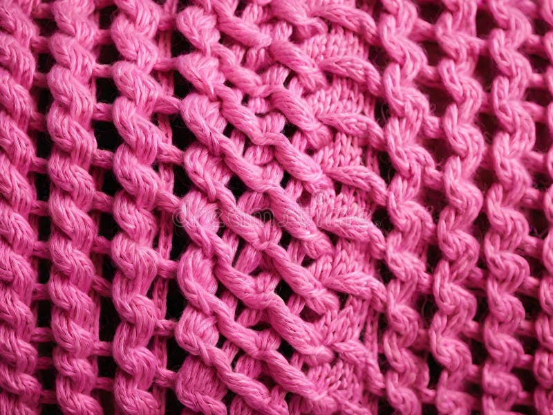 Pink Knitting Texture As Background Stock Illustration - Illustration ...