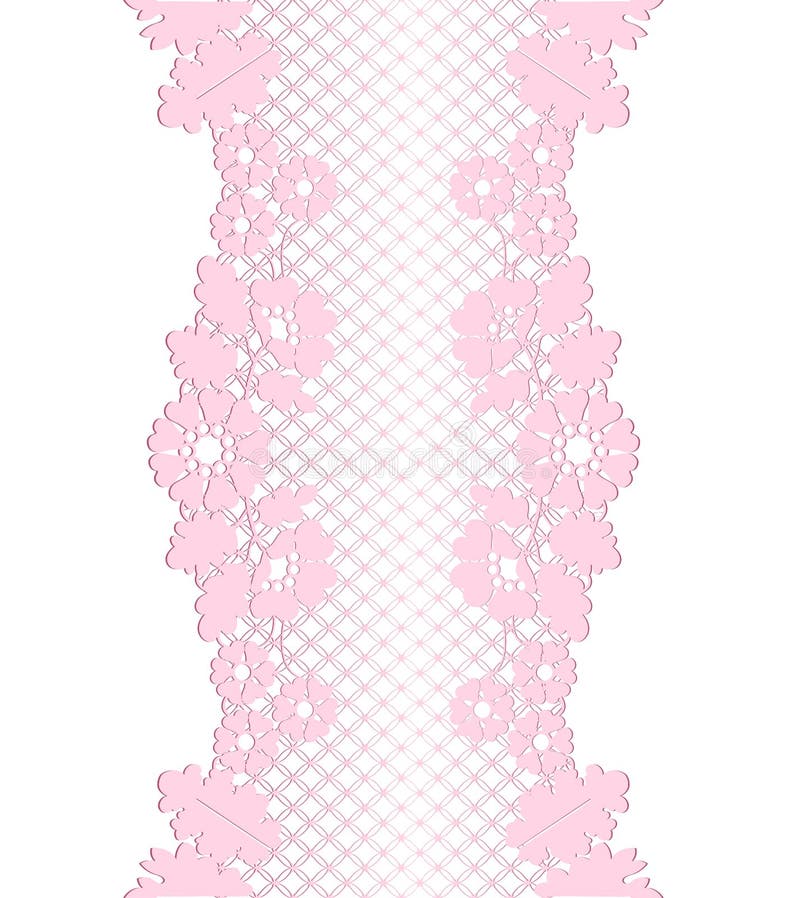 Pink lace frame stock vector. Illustration of frame - 143615889