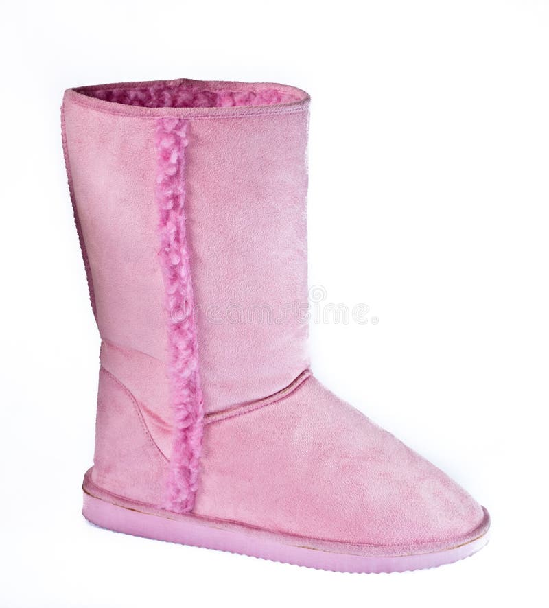 Pink ladies boot stock photo. Image of modern, fluffy - 28068392