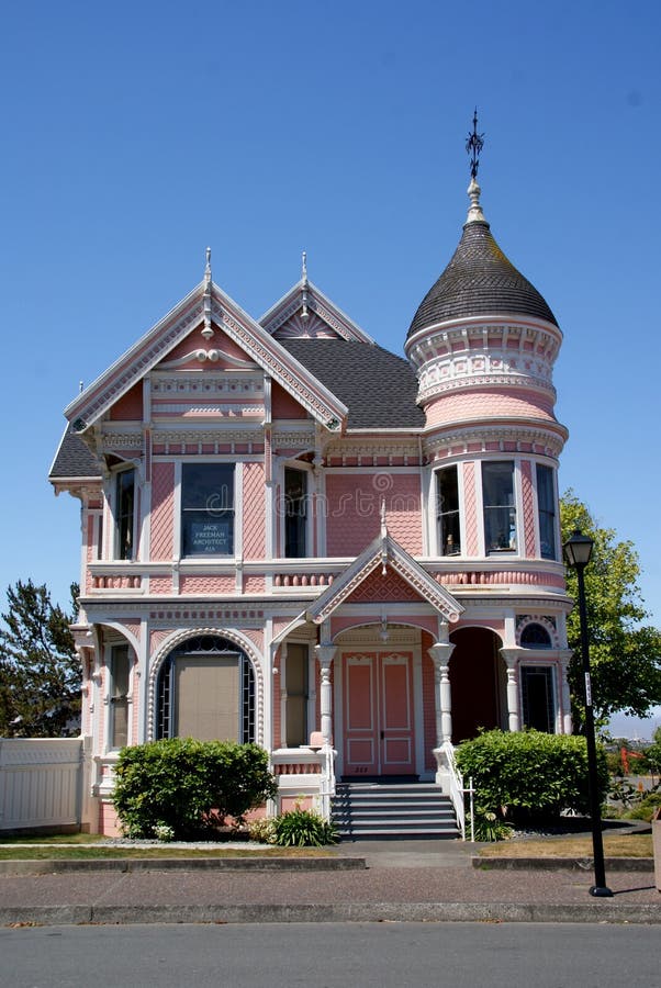 The Pink Lady stock image. Image of carson, house, home - 10579603