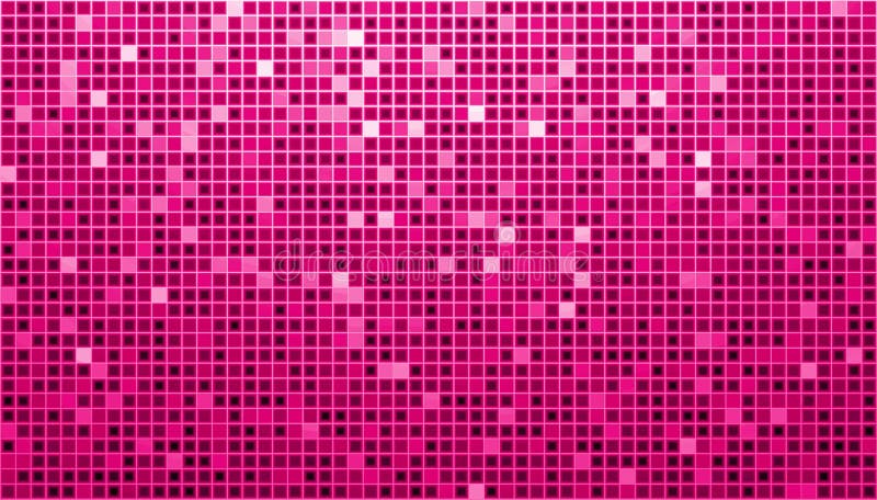 Pink Ladys Disco Matrix Background Stock Illustration - Illustration of ...