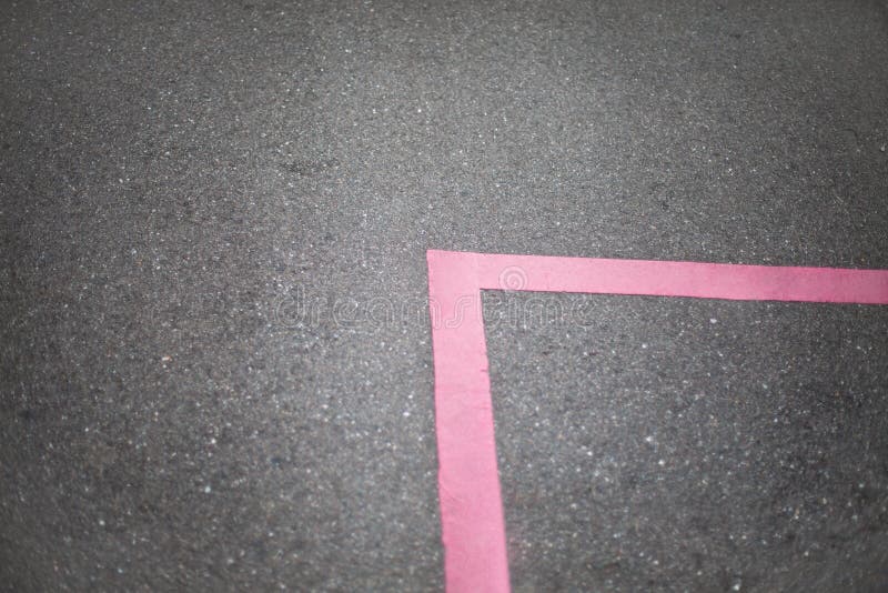 Pink landmark on the road stock image. Image of people - 214612299