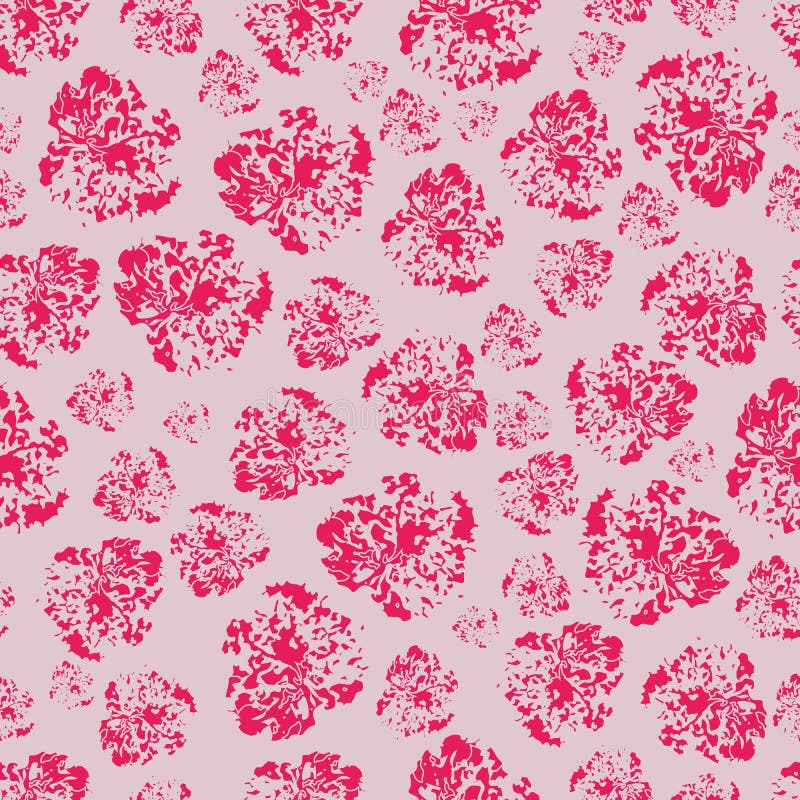 Pink Leafs Texture Seamless Pattern Print Background Design Stock ...