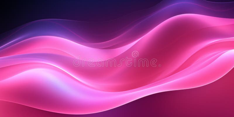 Pink LED Creative Abstract Wavy Texture. Stock Illustration ...
