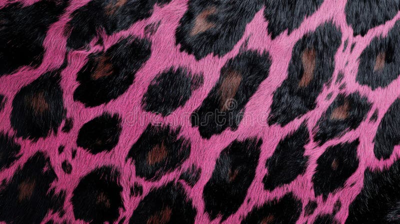 Pink Leopard Print Glitter Texture Background Stock Illustration ...