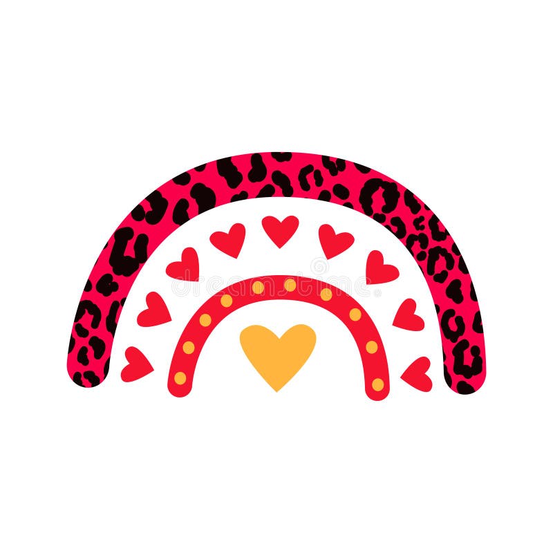 Leopard Boho Rainbow Stock Illustrations – 73 Leopard Boho Rainbow ...