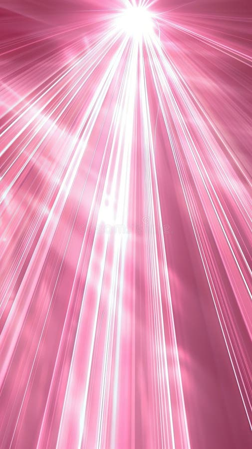 Pink Light Rays Background, Abstract Glowing Lines. Modern Digital ...