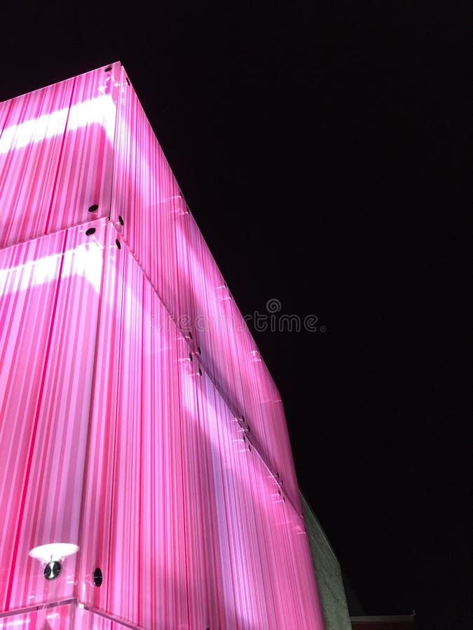 Pink lights stock photo. Image of lights, pink, building - 70020012