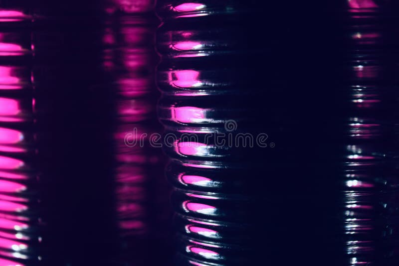 Pink Lights Reflection on Plastic Surface Stock Image - Image of ...