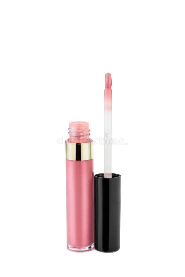 Pink lip gloss stock illustration. Illustration of beauty - 334811695