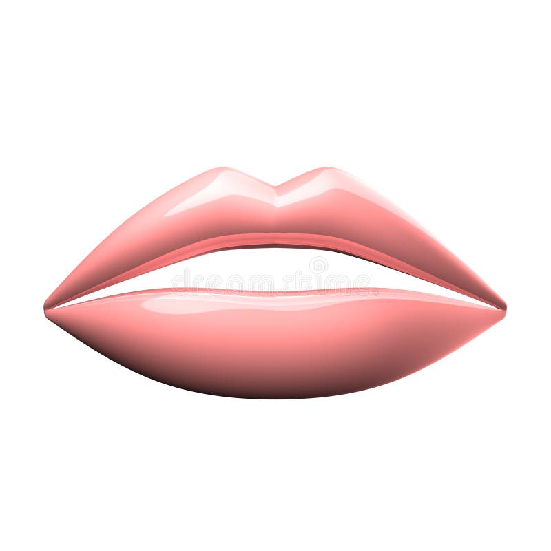 Pink Lips stock illustration. Illustration of light, pink - 49933470