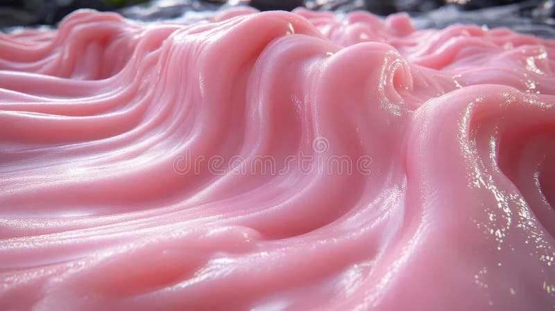 Pink Liquid Wave Texture stock photo. Image of glossy - 387062380