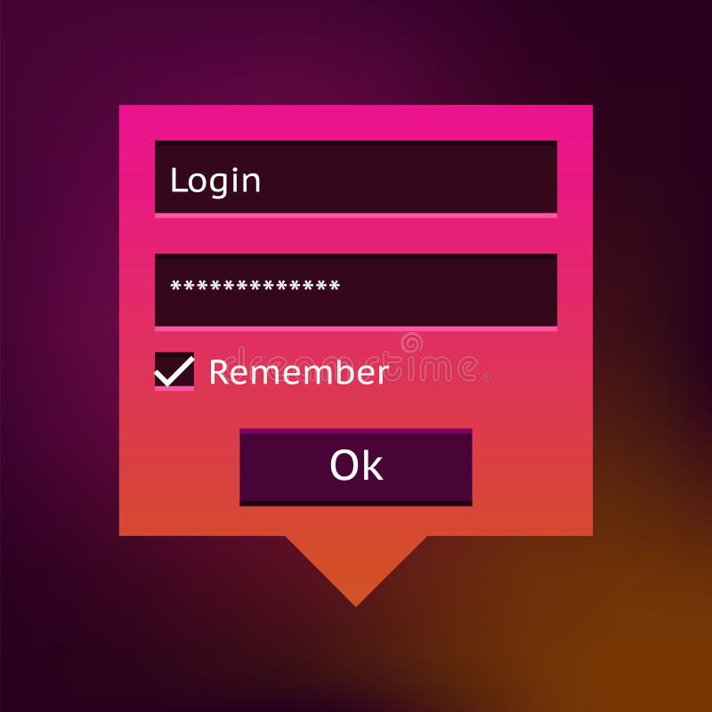 Login Pink Stock Illustrations – 1,466 Login Pink Stock Illustrations ...