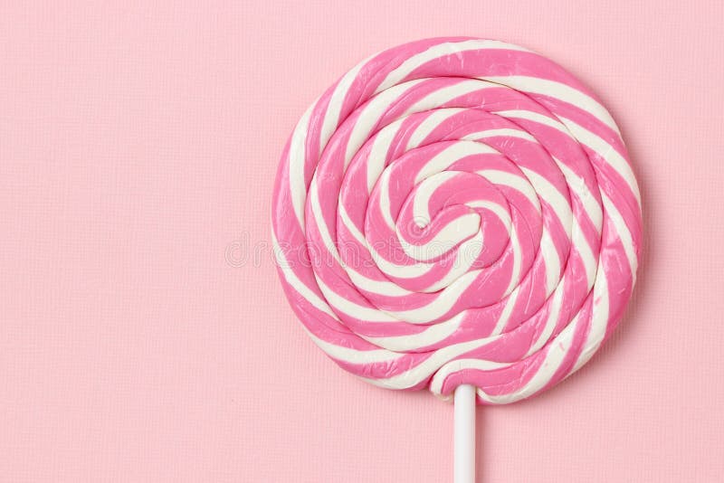 Pink lollipop stock image. Image of flavor, colorful - 66206581