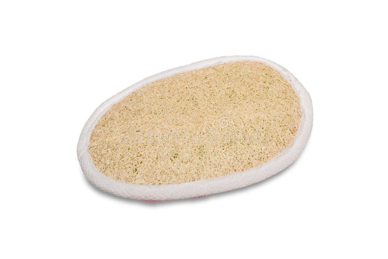 Pink loofah bath sponge stock photo. Image of massaging - 170880006
