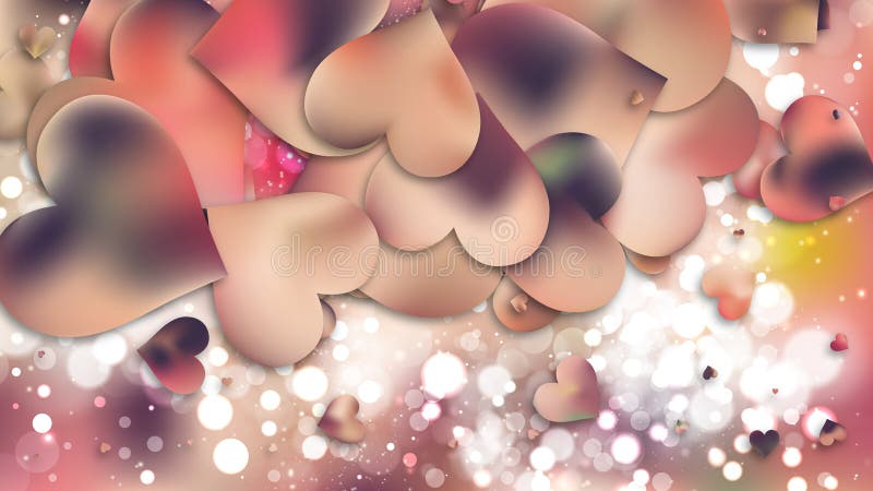 Pink Love Background stock vector. Illustration of valentine - 162744009