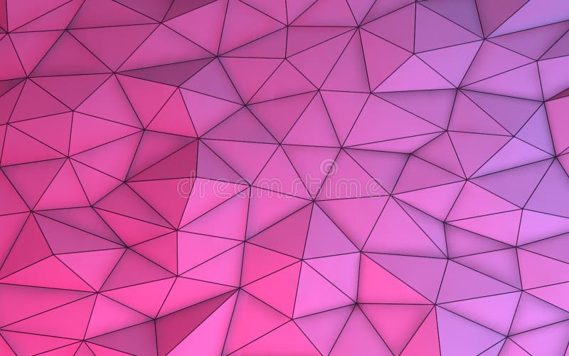 Pink low poly texture stock illustration. Illustration of geometric ...