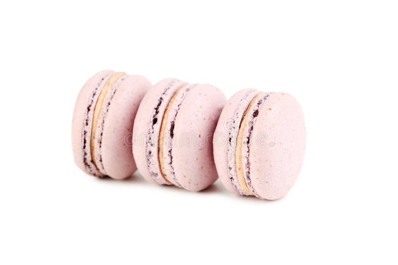 Pink macarons stock image. Image of macaroon, delicious - 73162111