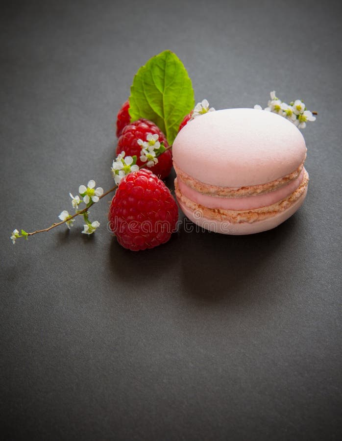 Pink macaroon stock image. Image of decoration, confectionery - 36842105