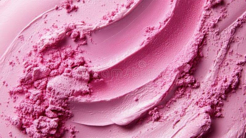 Pink Makeup Powder Swirl Texture Close Up Stock Illustration ...