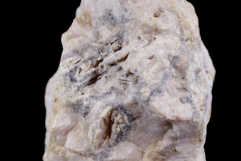 Pink Mangano Calcite Closeup Stock Image - Image of rough, isolated ...