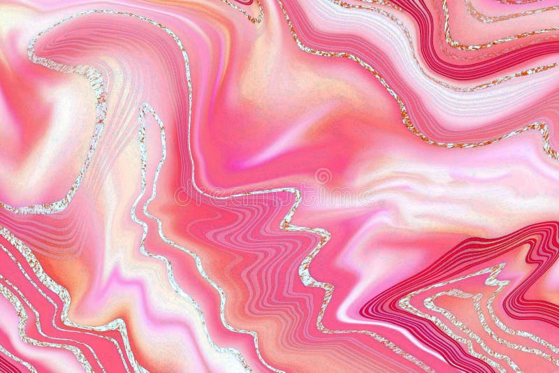 Pink Marble Texture. Abstract Marble Background Stock Illustration ...