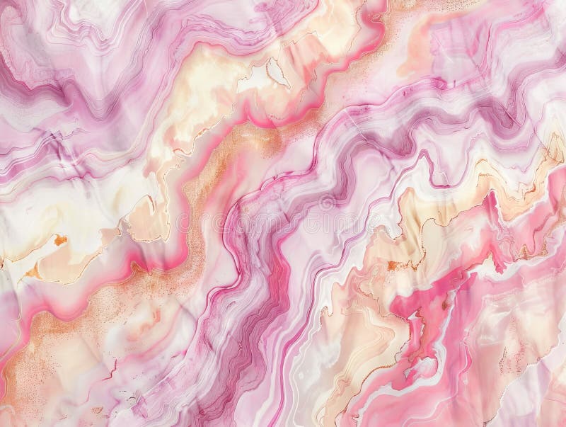 Pink Marble Texture Seamless Pattern Stock Photo - Image of texture ...