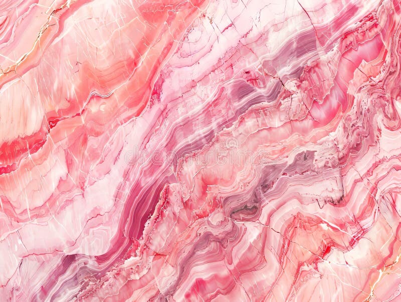 Pink Marble Texture Seamless Pattern Stock Image - Image of stone ...