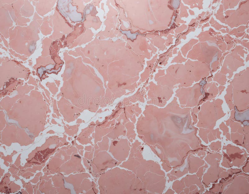 Pink Marble Texture with Soft White Swirls Stock Illustration - Illustration of white ...