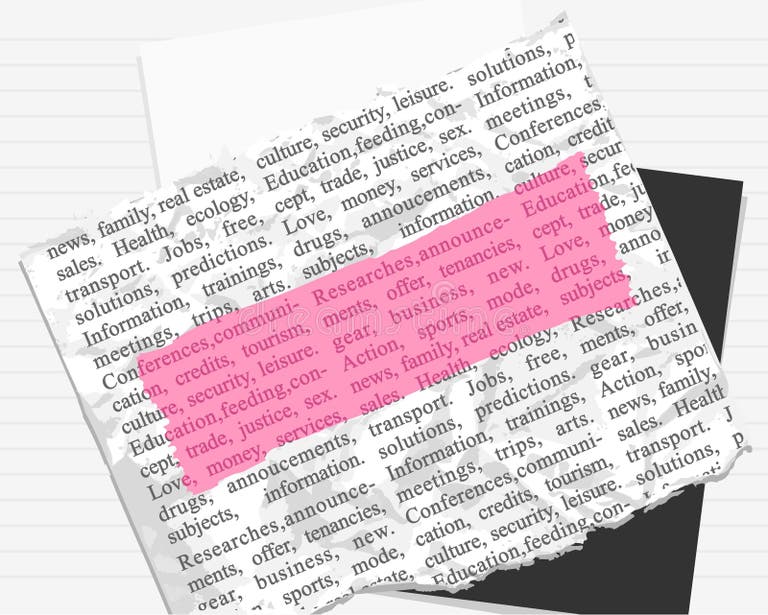 Newspaper Pink Stock Illustrations – 2,519 Newspaper Pink Stock ...