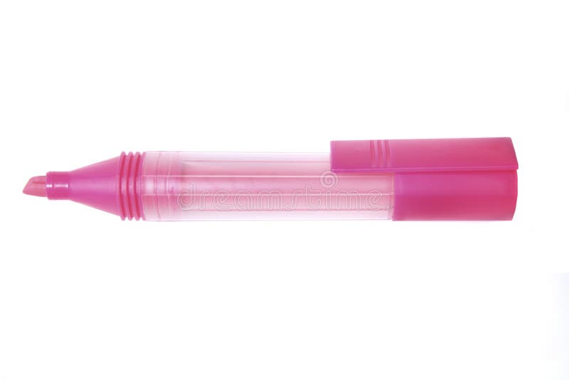 Pink Marker stock photo. Image of paper, design, utensils - 11480174