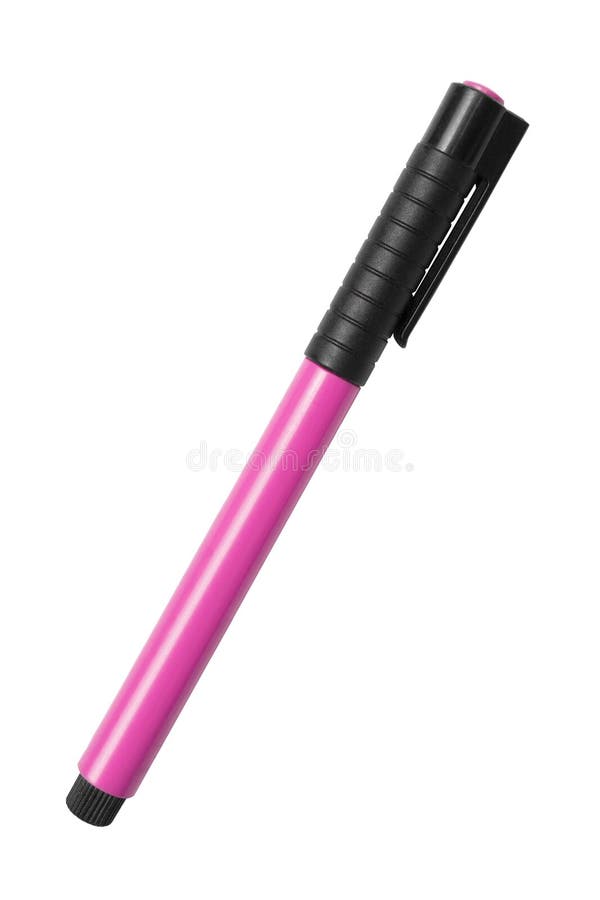 Pink marker isolated stock photo. Image of color, isolated - 213313608