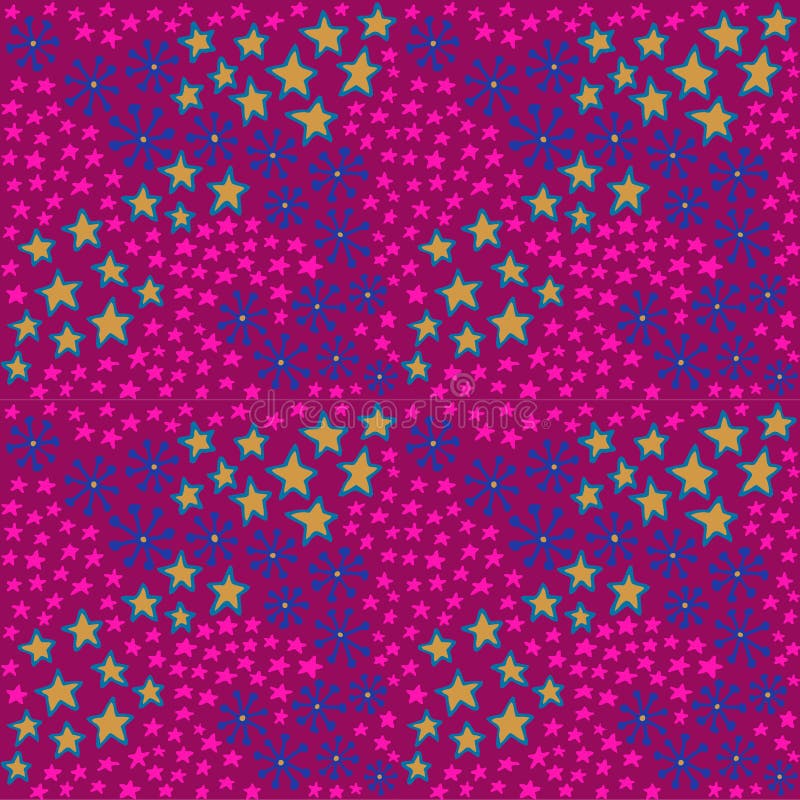 Pink and Maroon Hipster Pattern Stock Vector - Illustration of hand ...