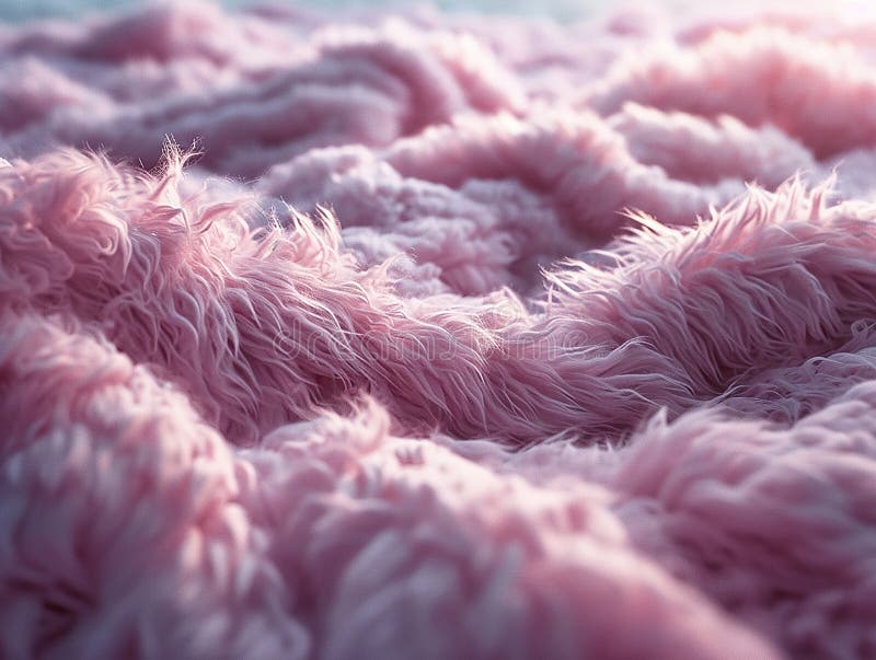 Pink Materials Background , Smooth and Fluffy, White Stock Illustration ...