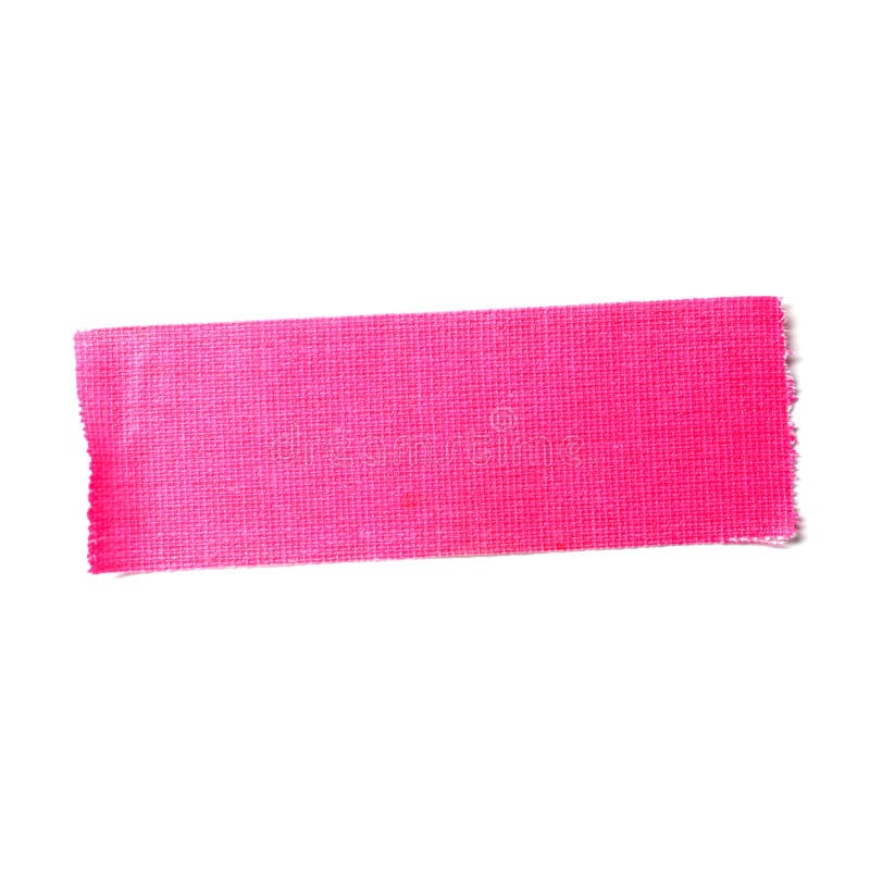 Pink matte cloth tape stock image. Image of repair, path - 51291083