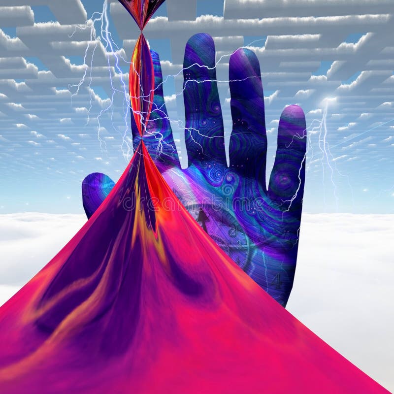 The pink matter stock illustration. Illustration of fractal - 267097003