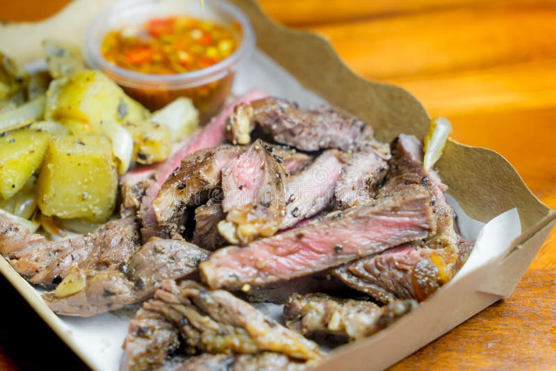 Pink Medium Rare Beef Steak Stock Image - Image of protein, roast: 80908229