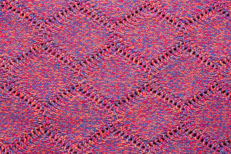 Pink Melange Knitted Sweater Texture. Copy Space Stock Photo - Image of ...