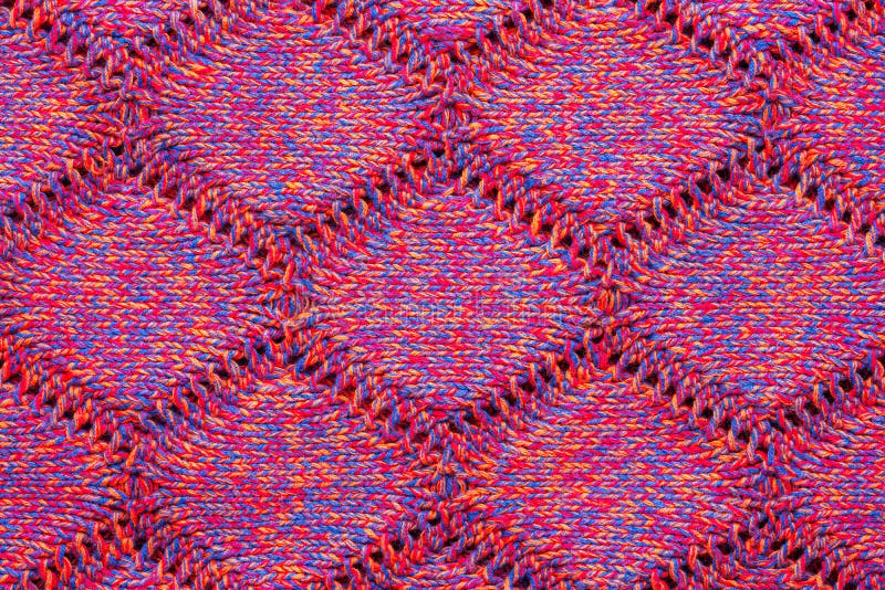 Pink Melange Knitted Sweater Texture. Copy Space Stock Photo - Image of ...