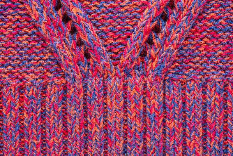 Pink Melange Knitted Sweater Texture Stock Photo - Image of design ...