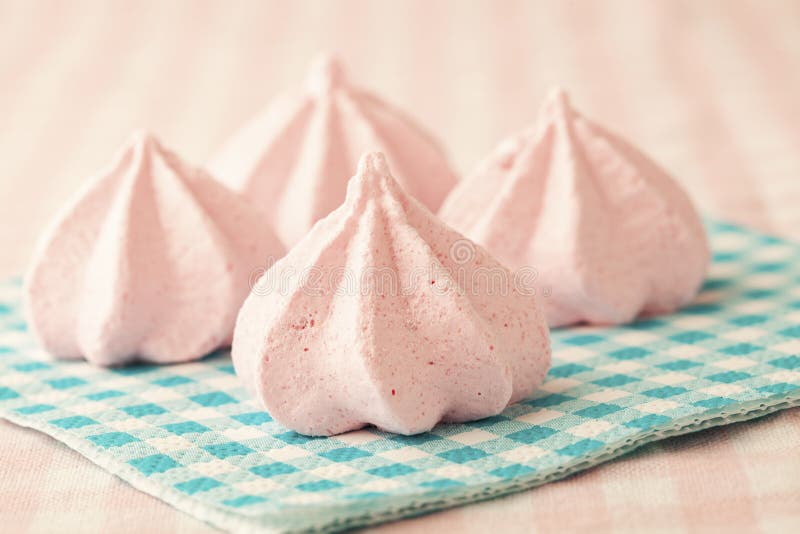 Pink meringue stock image. Image of detail, pastry, macro - 23496509