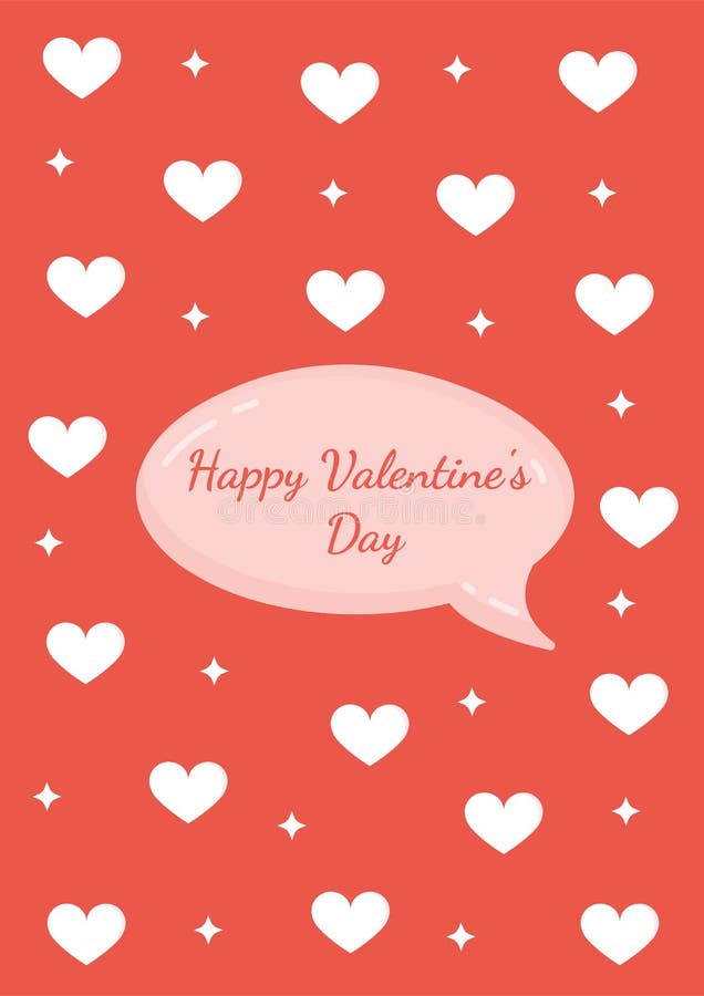 Pink Message Bubble with Text for Postcard, Textile, Poster, Banner ...