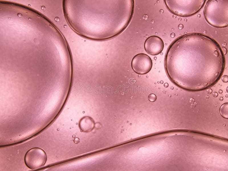 Pink Metal Bubbles Abstract Decoration Stock Photo - Image of liquid ...